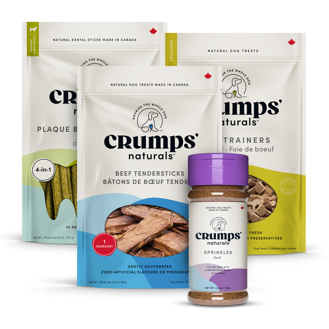 Crumps' Naturals | Healthy Dog Treats Made with All Natural Ingredient ...